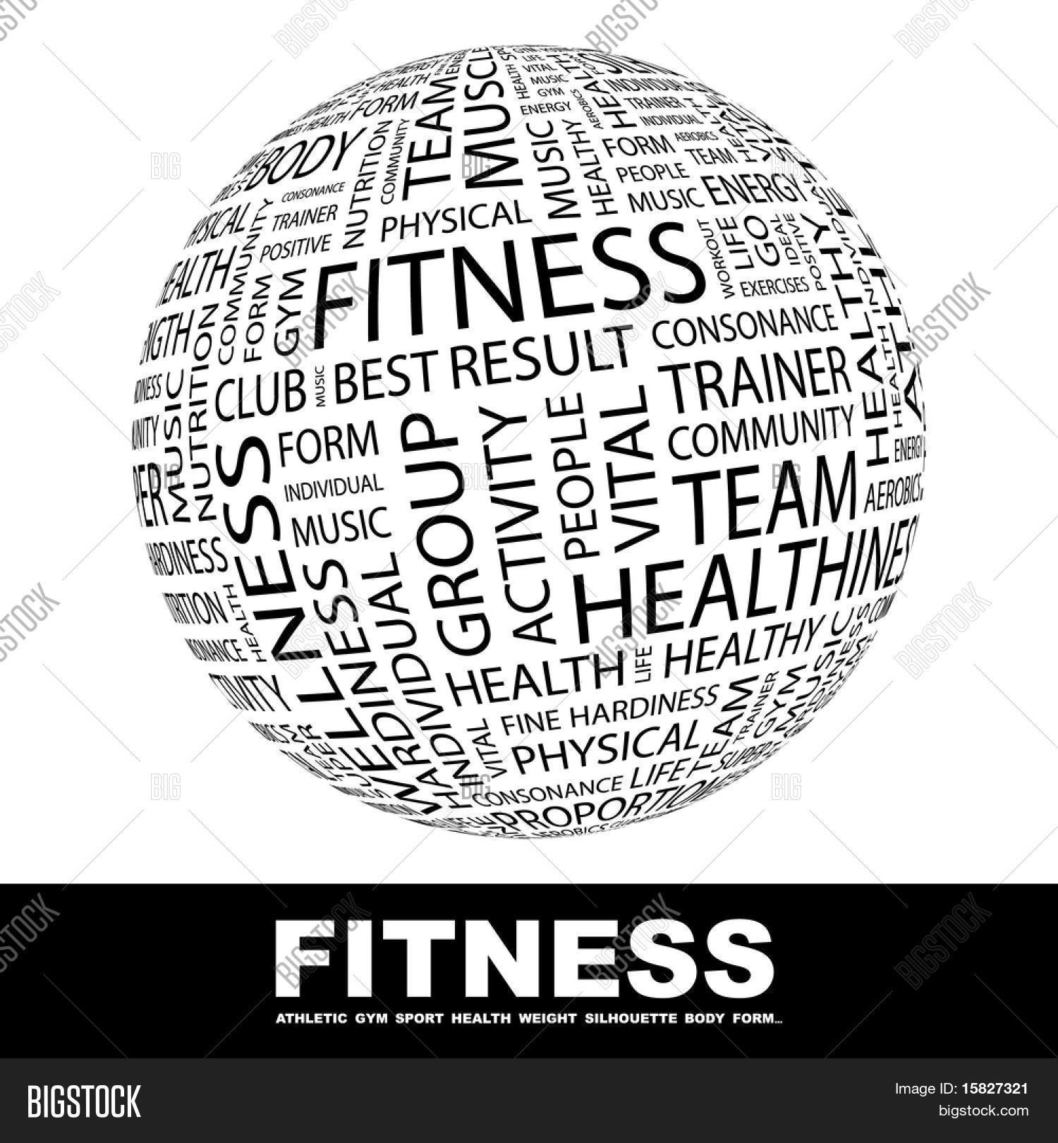 FITNESS. Globe Vector & Photo (Free Trial) | Bigstock
