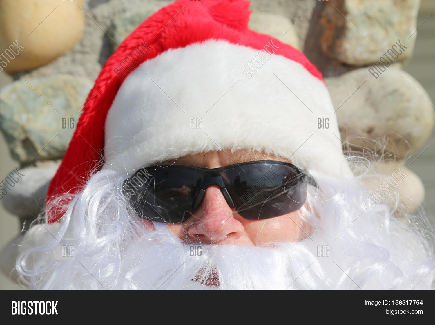 Santa Claus Head Shot Image & Photo (Free Trial) | Bigstock