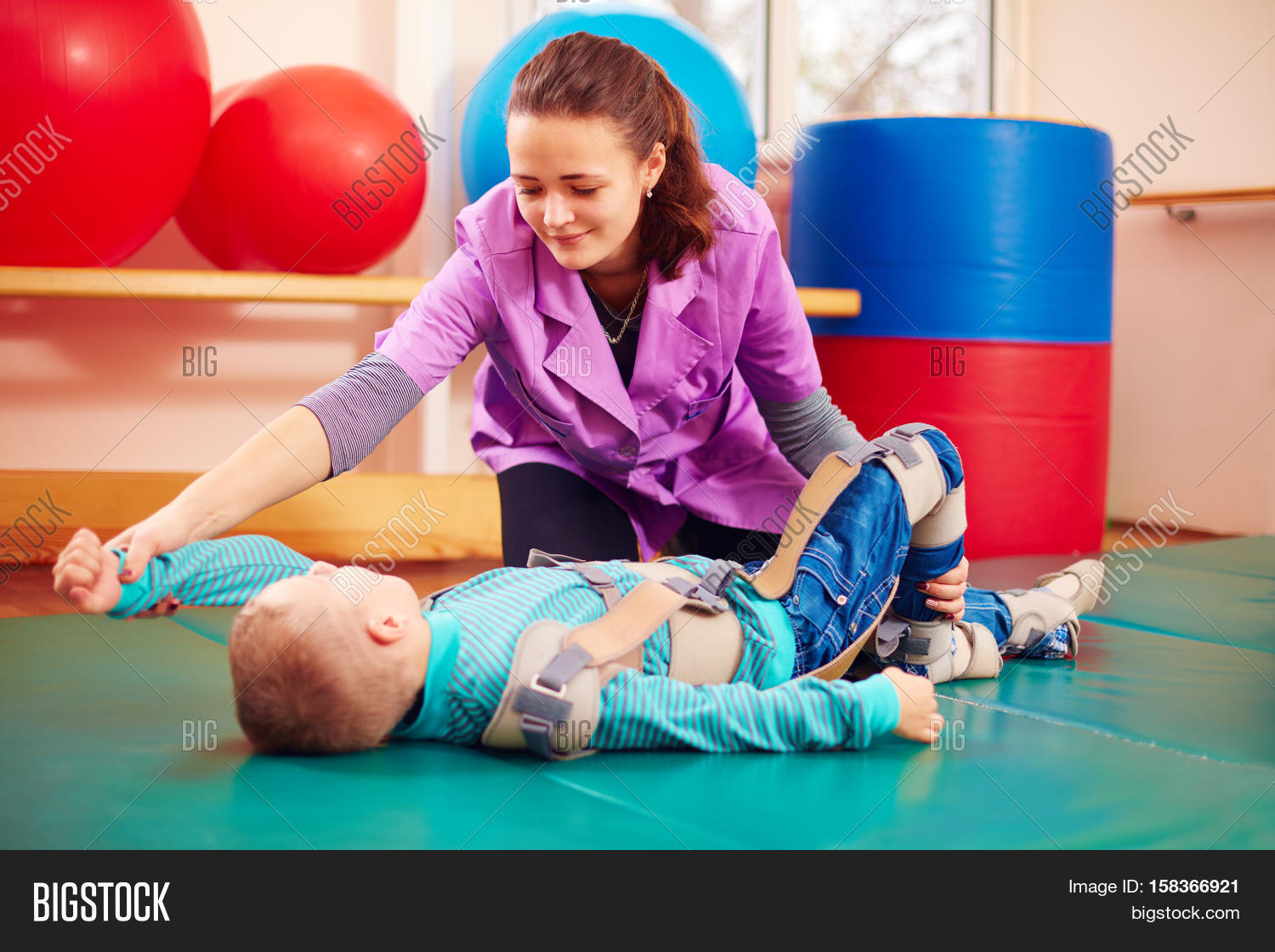 Cute Kid Disability Image & Photo (Free Trial) | Bigstock