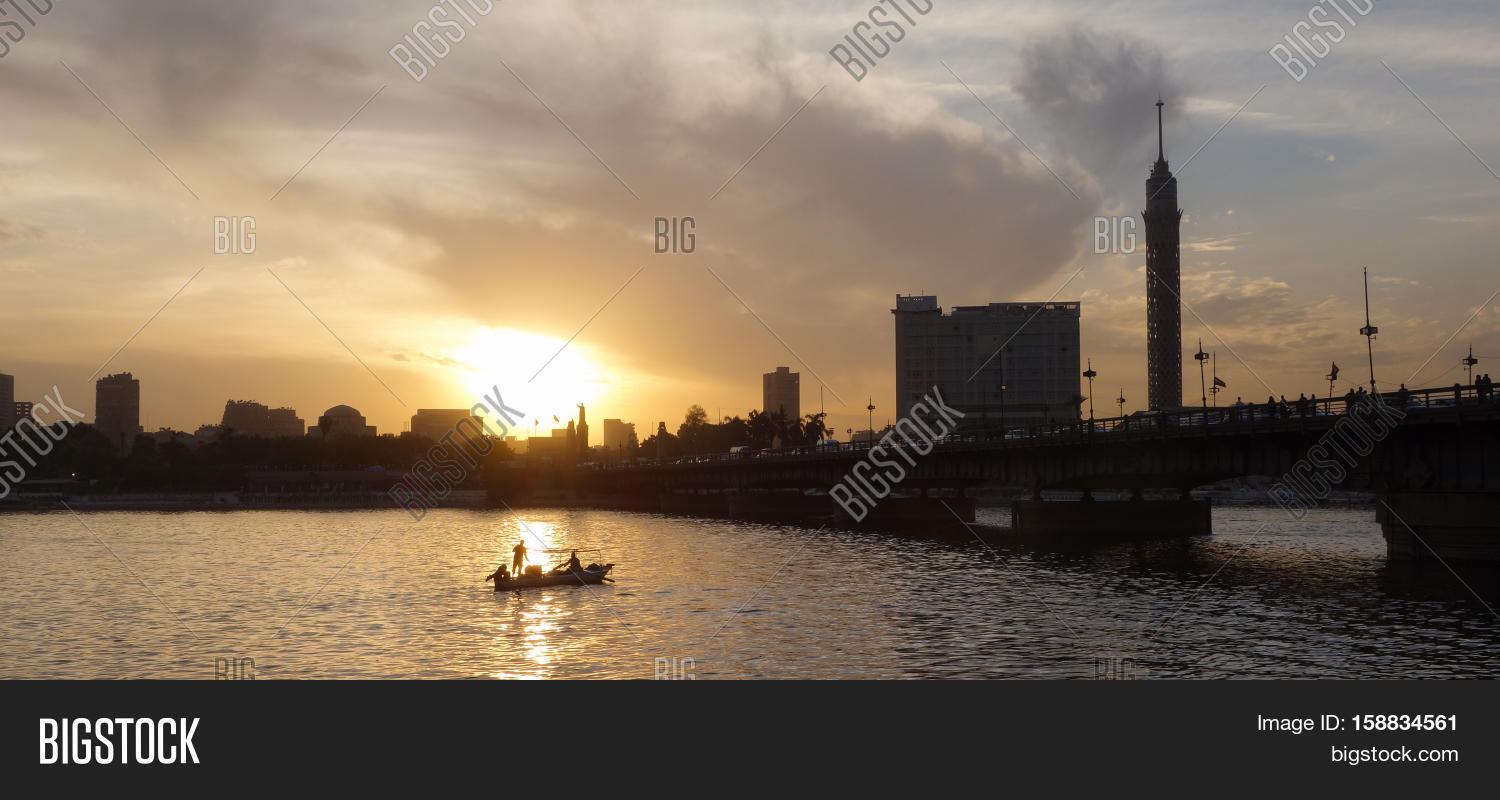 Nile Sunset - Cairo, Image & Photo (Free Trial) | Bigstock