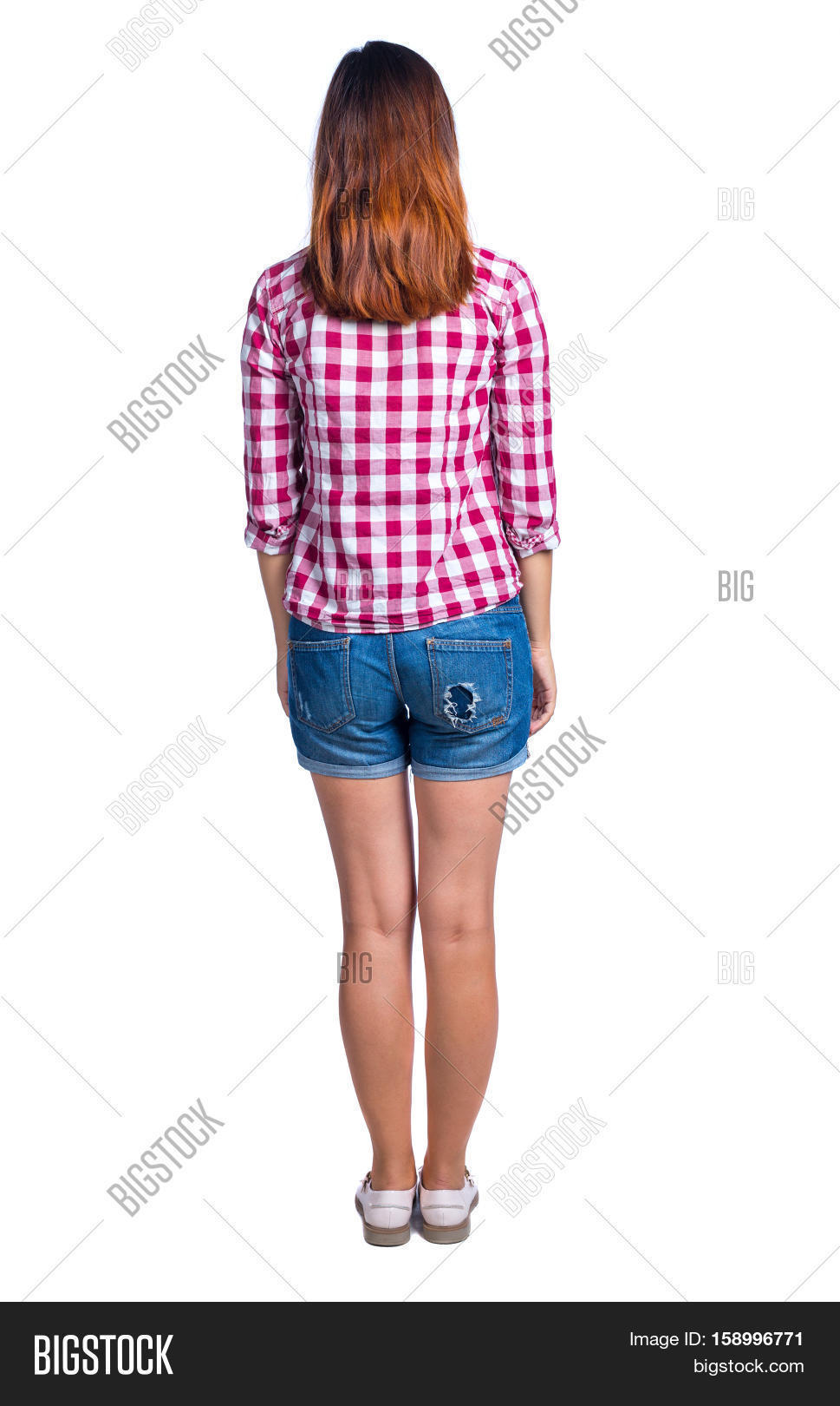 Back View Standing Image & Photo (Free Trial) | Bigstock
