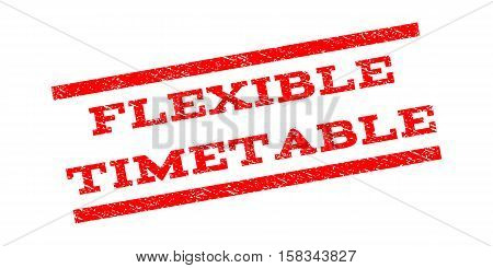 Flexible Timetable Vector & Photo (Free Trial) | Bigstock