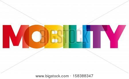 Word Mobility. Vector Vector & Photo (Free Trial) | Bigstock