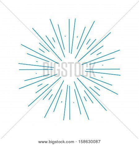 Rays Radiating Center Vector & Photo (Free Trial) | Bigstock