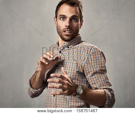 Scared Man Face Image & Photo (Free Trial) | Bigstock
