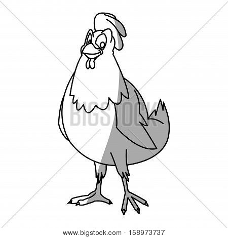 Chicken Cartoon Icon Vector & Photo (Free Trial) | Bigstock