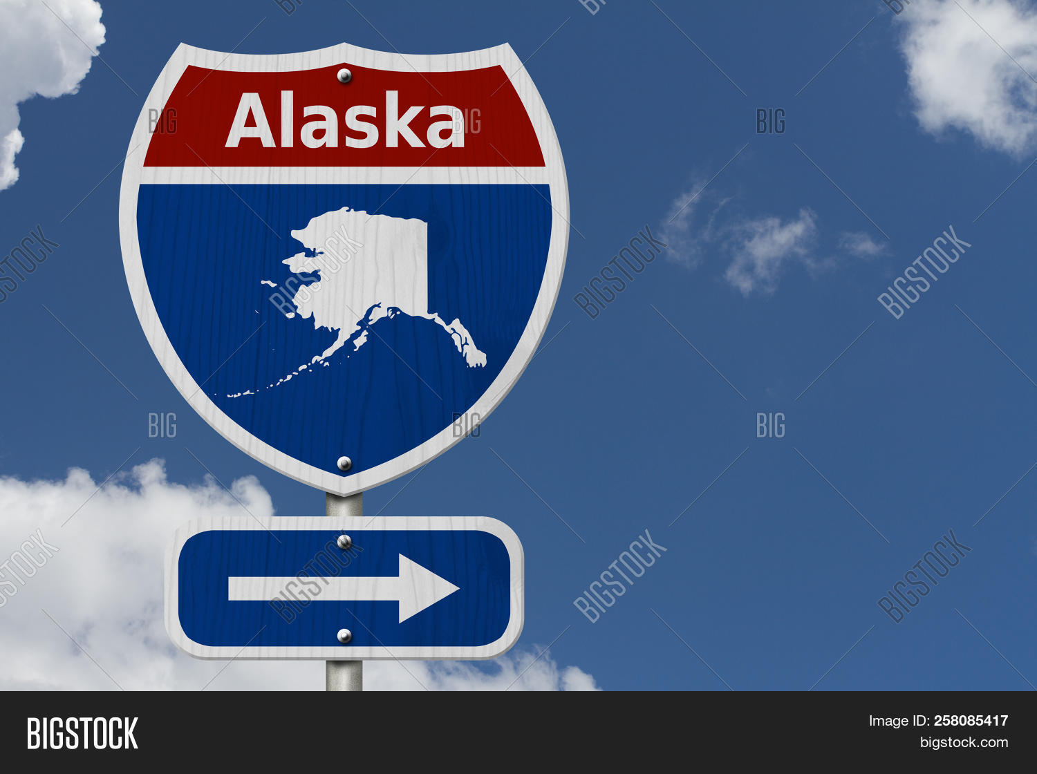 Road Trip Alaska, Red Image & Photo (Free Trial) | Bigstock