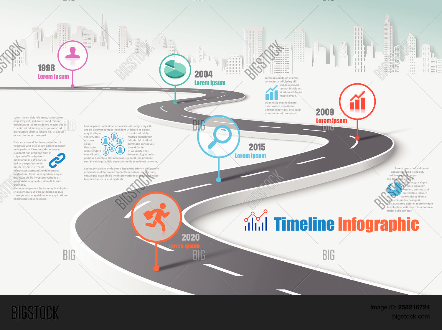 Business Road Map Vector & Photo (Free Trial) | Bigstock