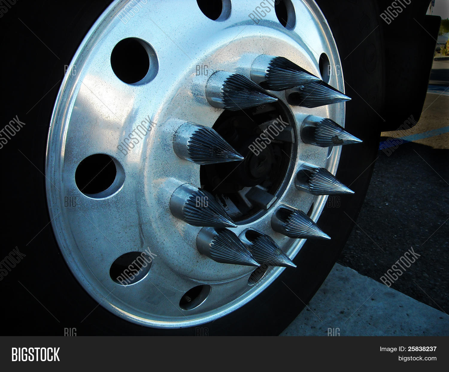 Lug Nut Spikes Image & Photo (Free Trial) | Bigstock