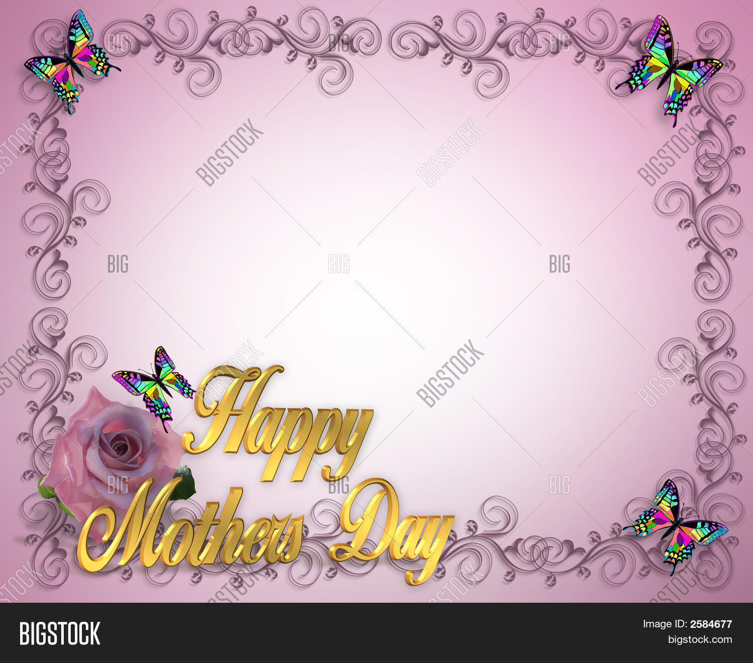 Mothers Day Border Image & Photo (Free Trial) | Bigstock