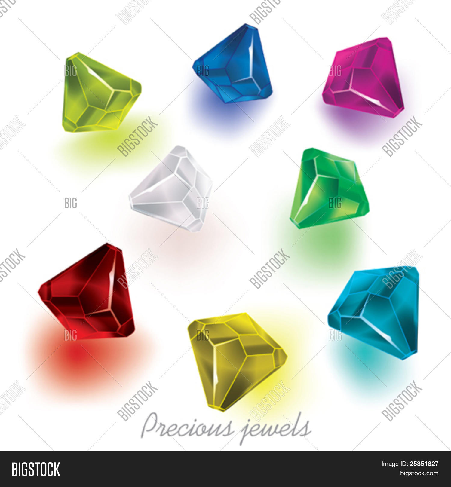 Jewel Set Vector & Photo (Free Trial) | Bigstock