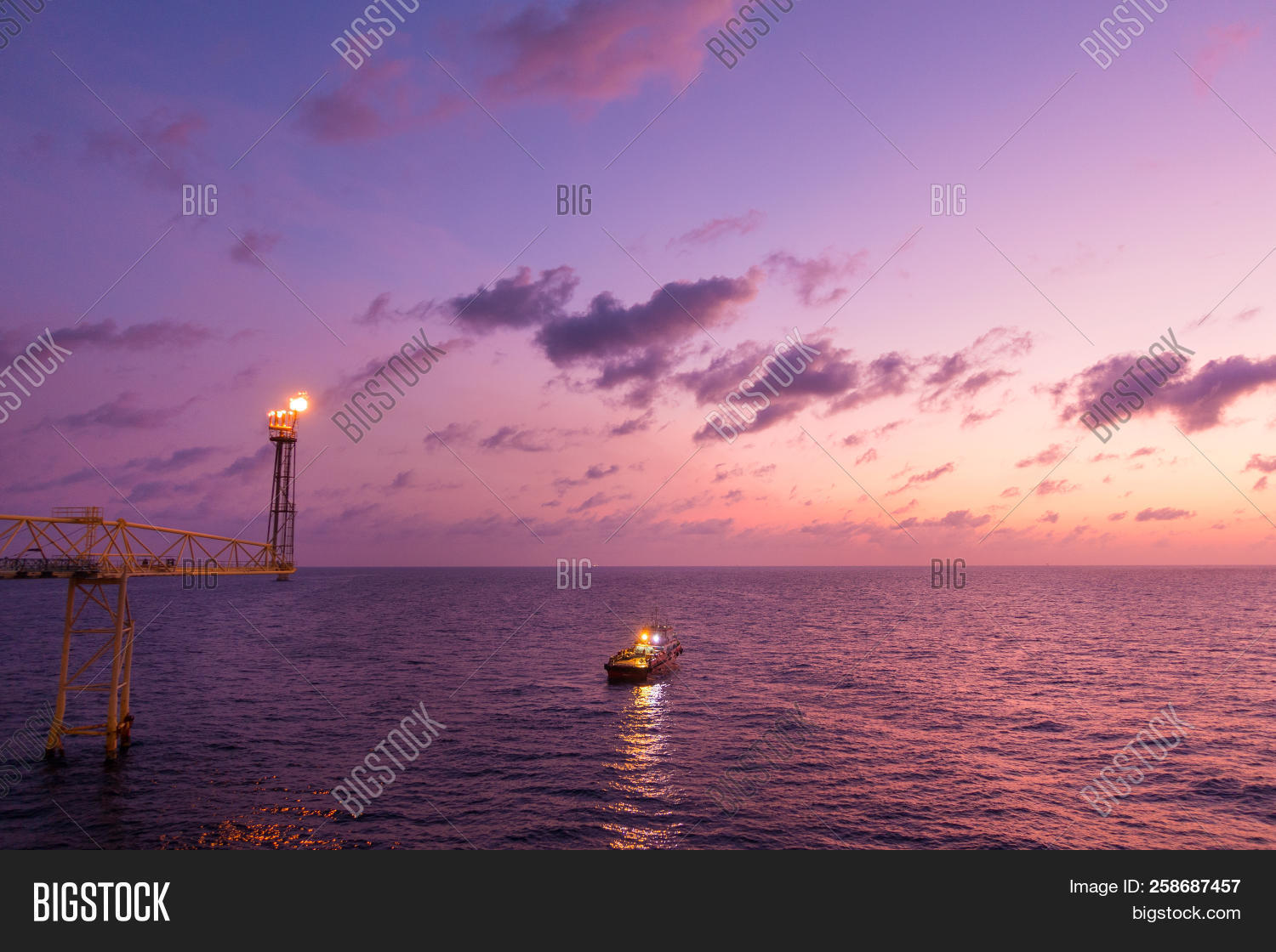 Flare Stack Flare Image & Photo (Free Trial) | Bigstock