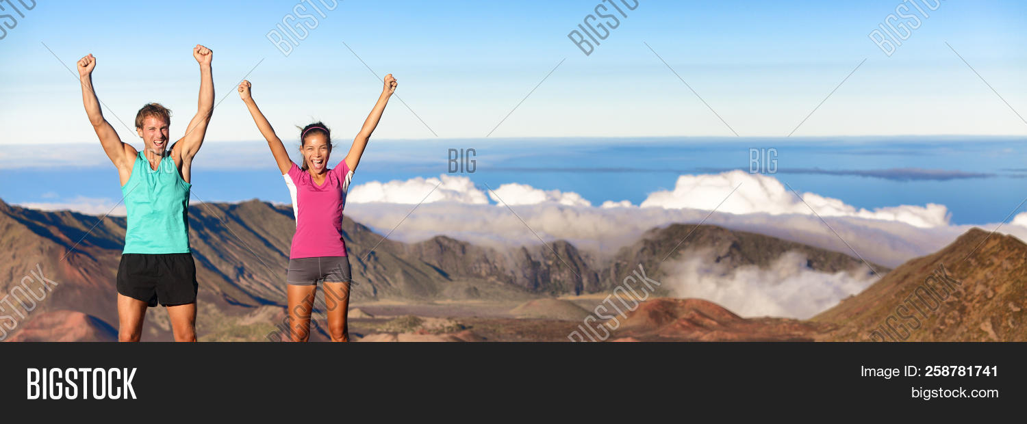 Success Winners Hikers Image & Photo (Free Trial) | Bigstock
