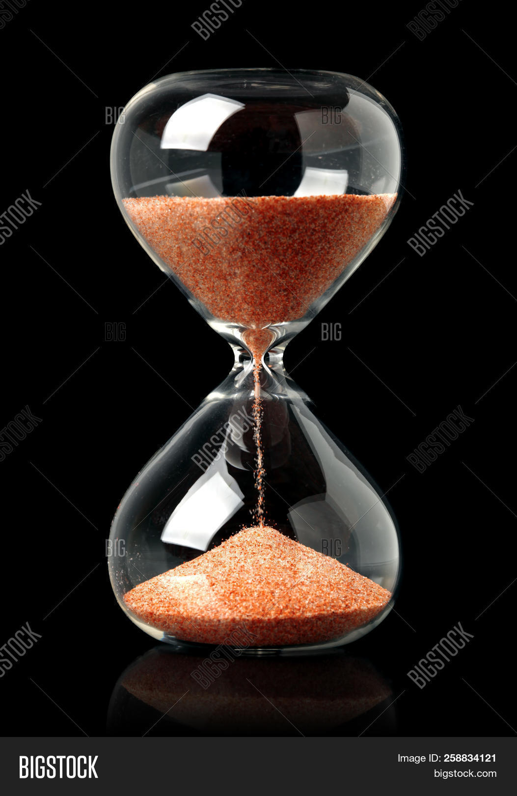 Hourglass Red Sand Image & Photo (Free Trial) | Bigstock