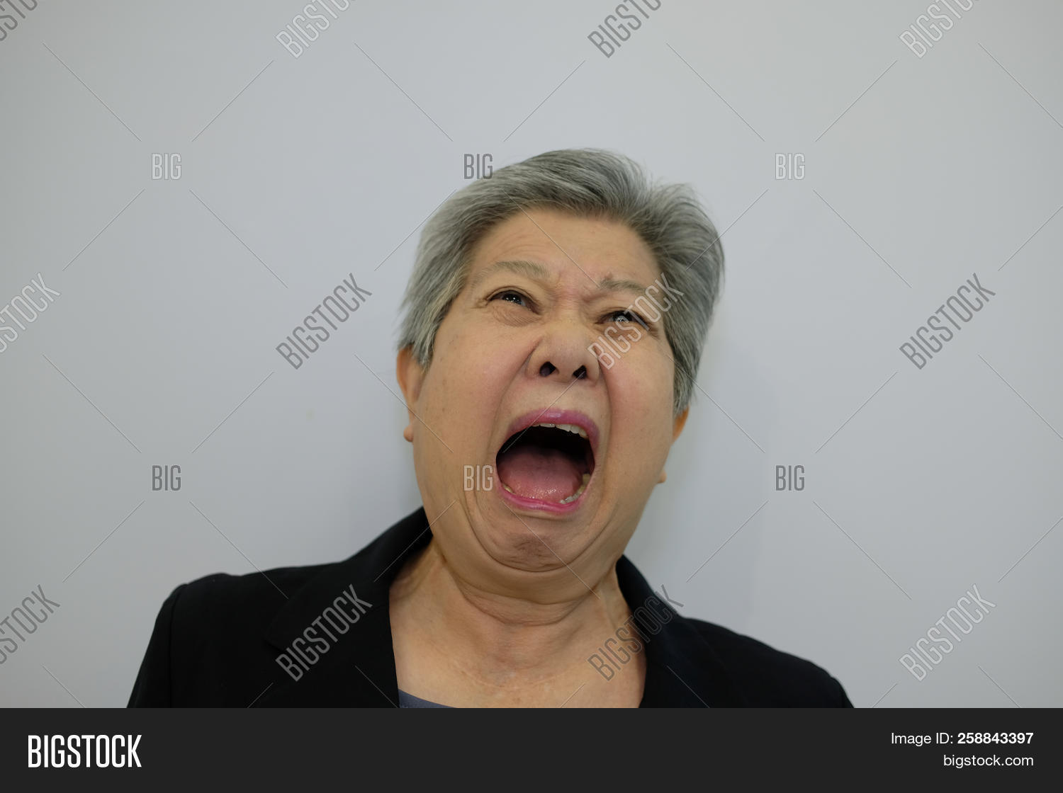 Scared Elder Woman. Image & Photo (Free Trial) | Bigstock