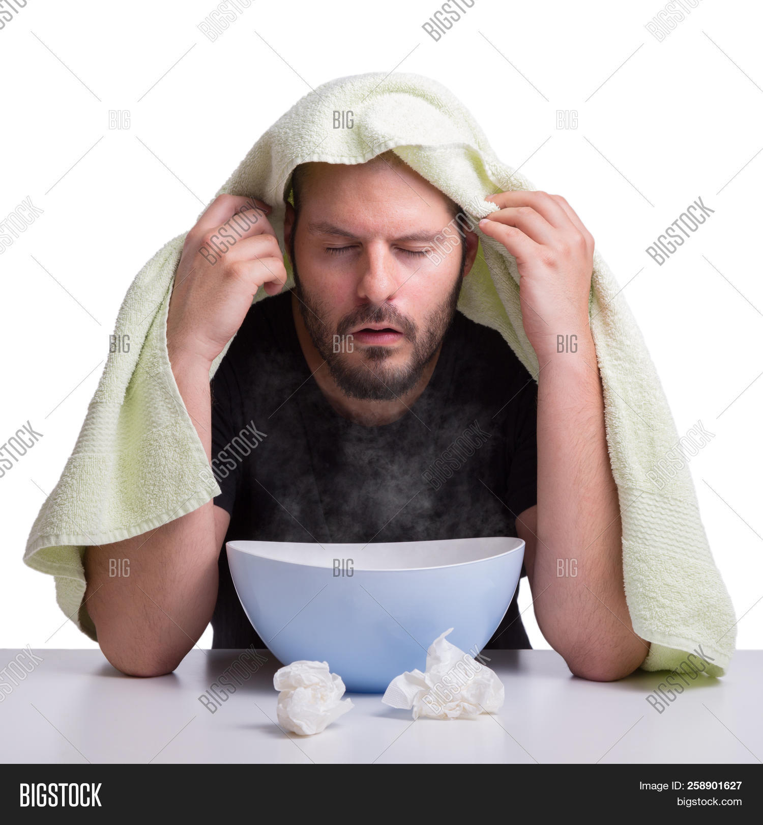 Man Suffering Flu Image & Photo (Free Trial) | Bigstock