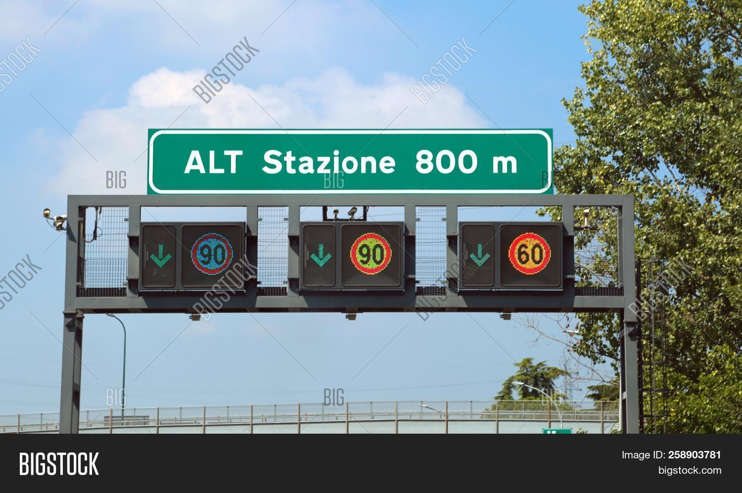 Big Italian Road Signs Image & Photo (Free Trial) | Bigstock