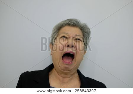 Scared Elder Woman. Image & Photo (Free Trial) | Bigstock