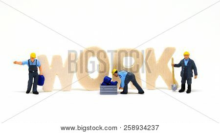 Work Word Wooden Image & Photo (Free Trial) | Bigstock