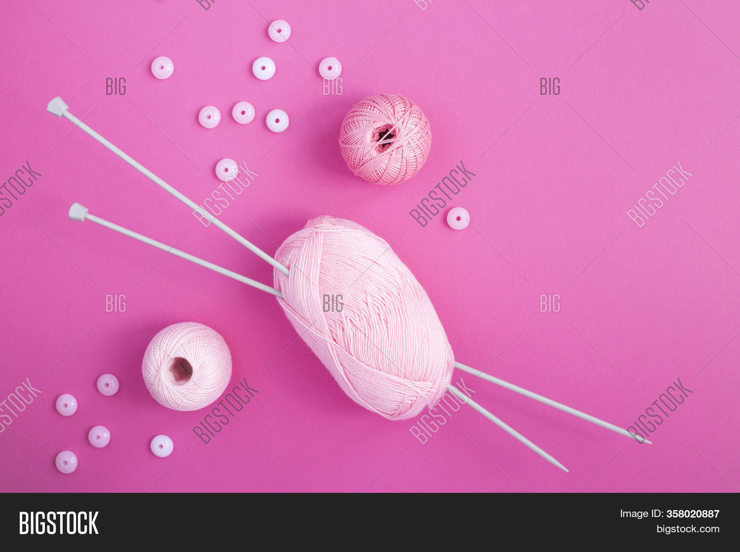 Pink Knitting Knitting Image & Photo (Free Trial) | Bigstock