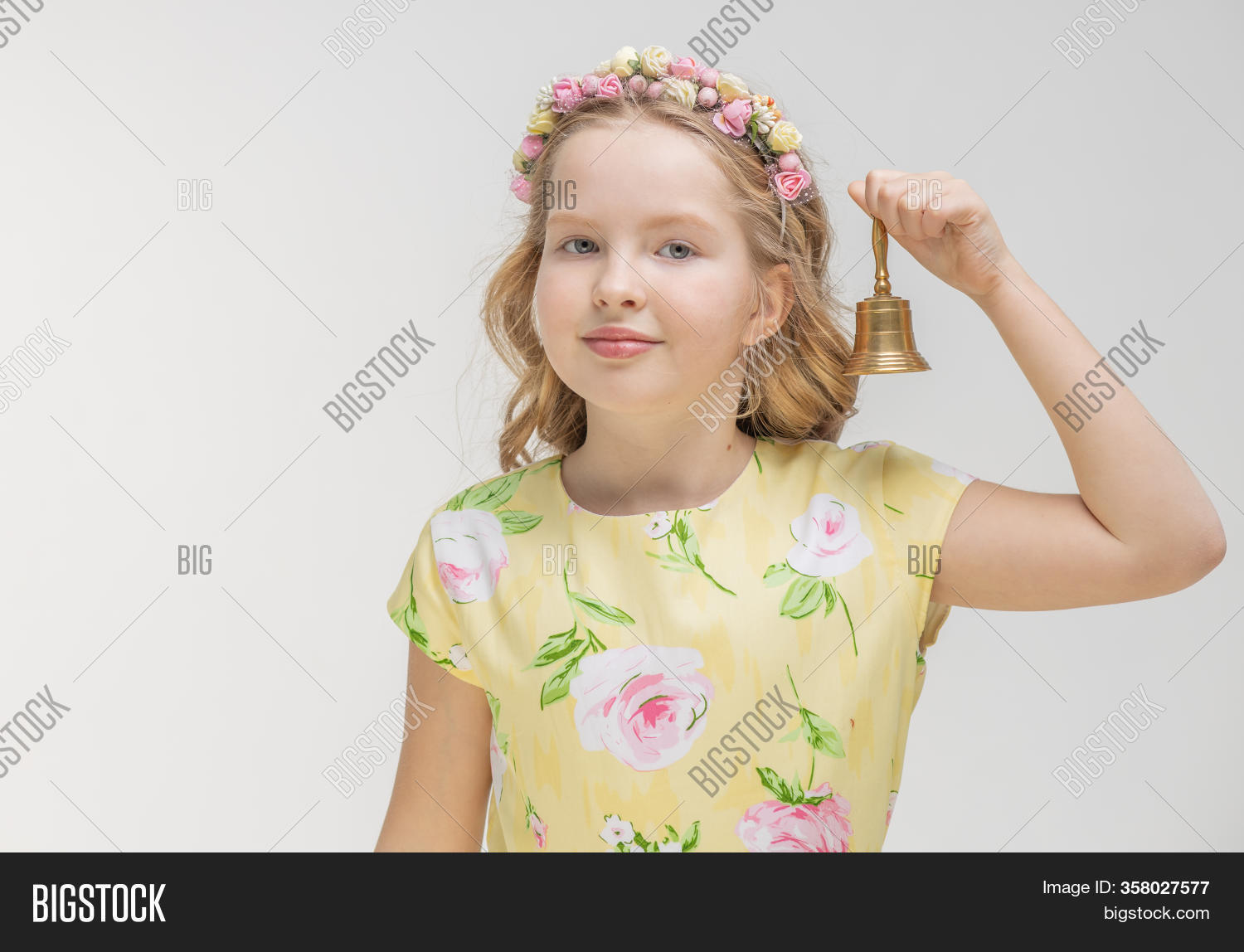 Girl School Bell, Image & Photo (Free Trial) | Bigstock