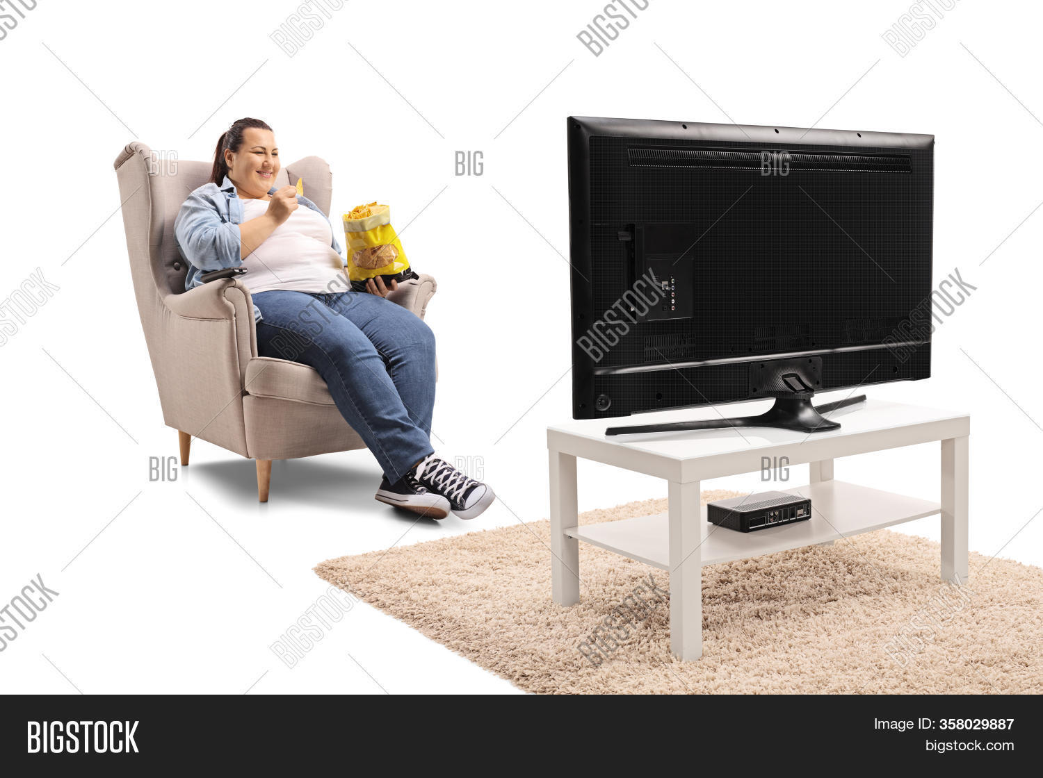 Overweight Woman Image & Photo (Free Trial) | Bigstock