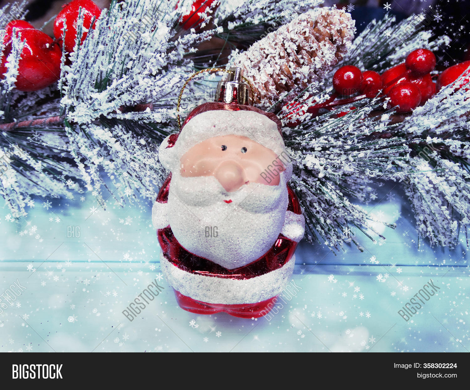 Christmas Santa Fir Image & Photo (Free Trial) | Bigstock