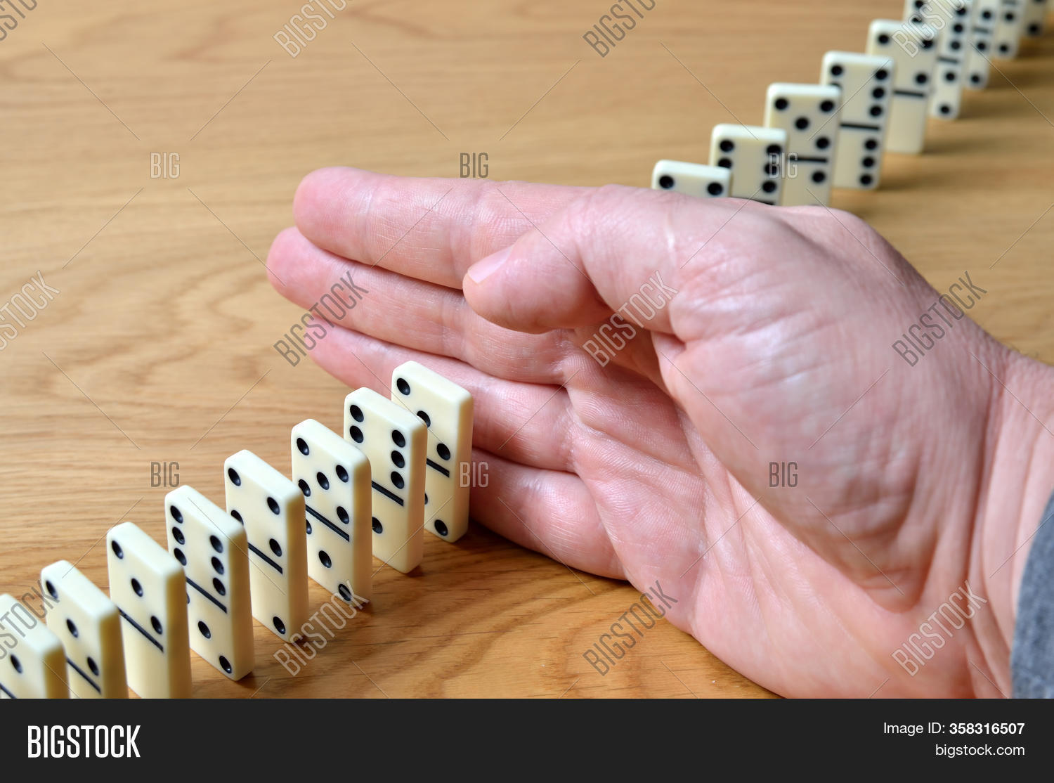 Domino Effect, Chain Image & Photo (Free Trial) | Bigstock