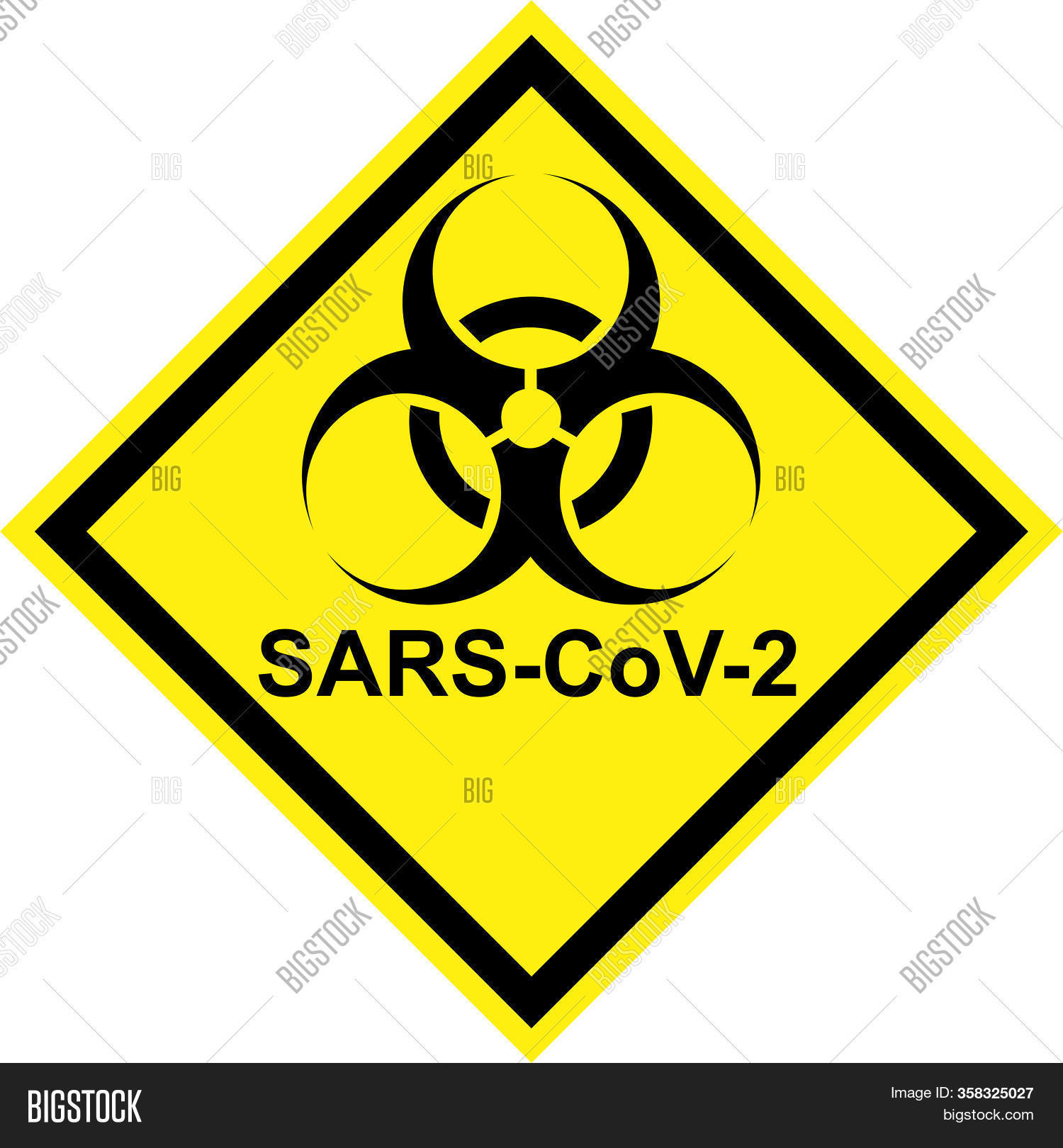 Yellow Hazard Sign Image & Photo (Free Trial) | Bigstock