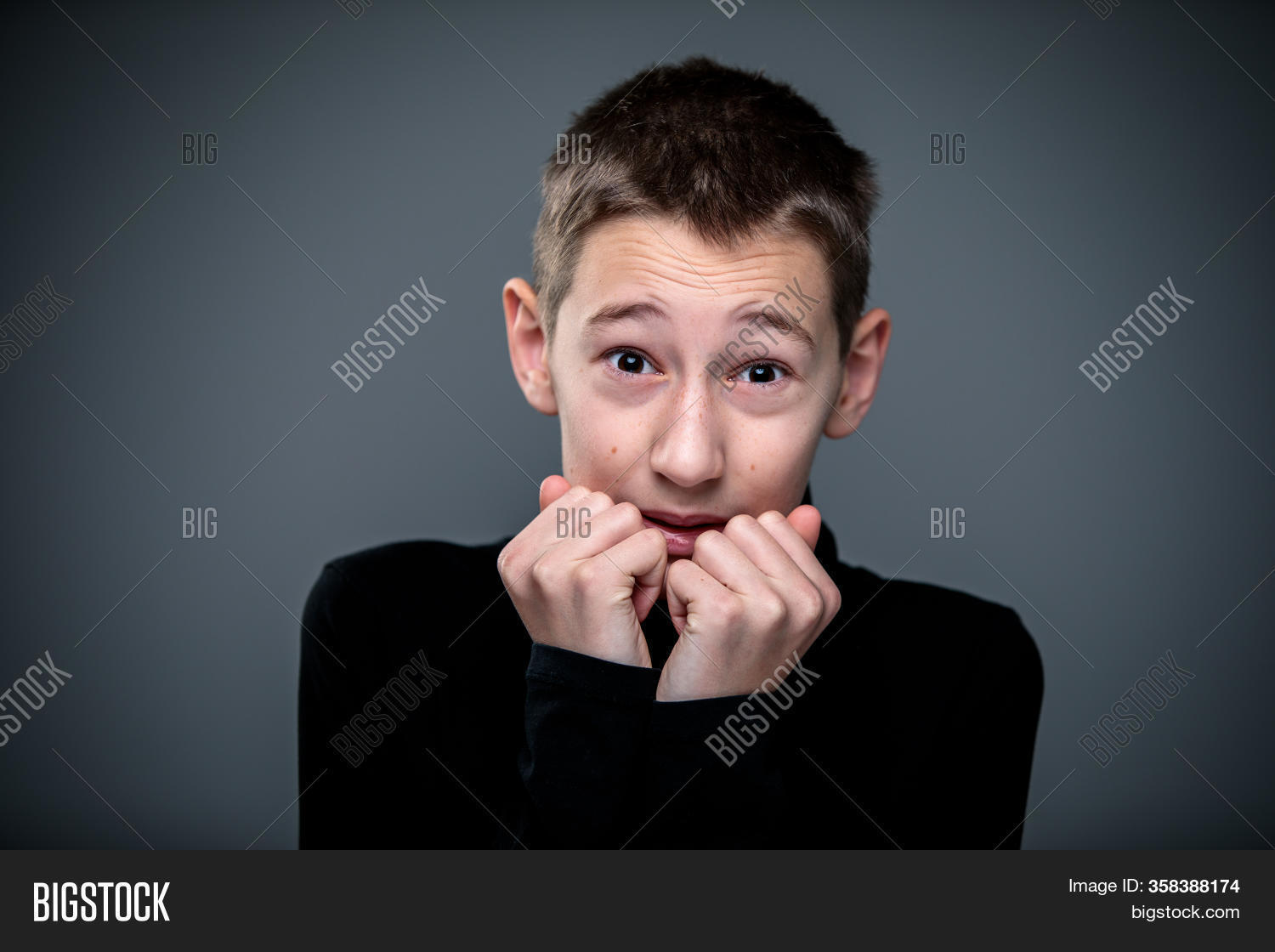 Grief-stricken Little Image & Photo (Free Trial) | Bigstock