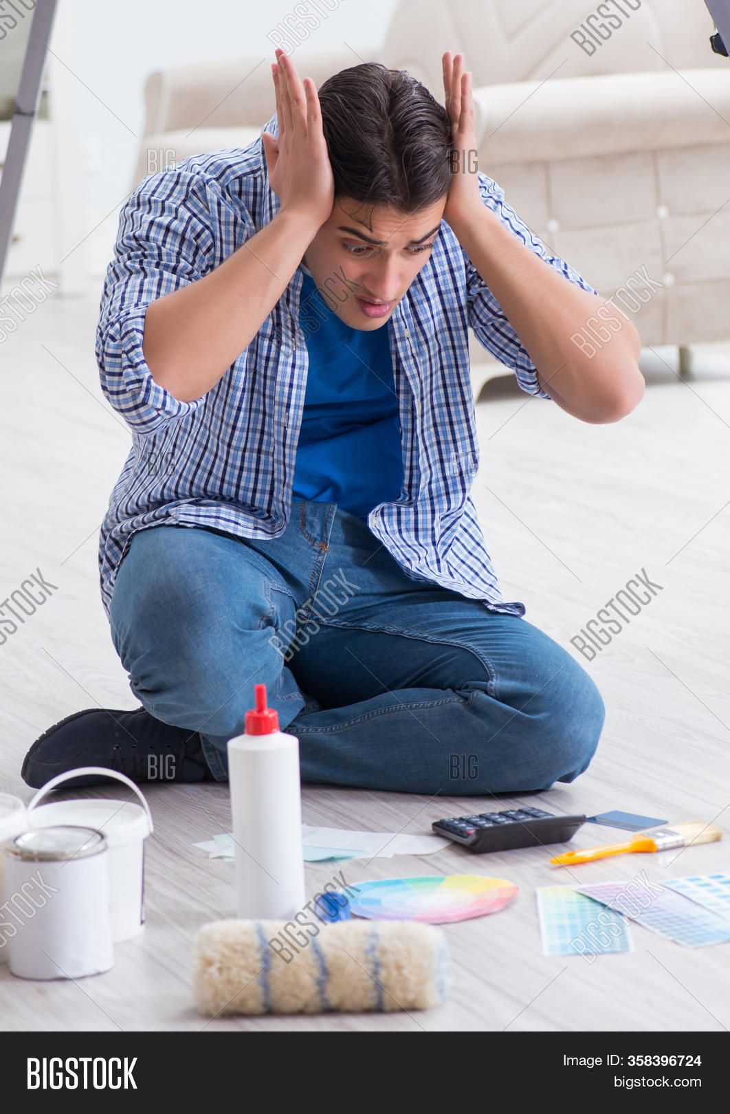 Young Man Overspending Image & Photo (Free Trial) | Bigstock