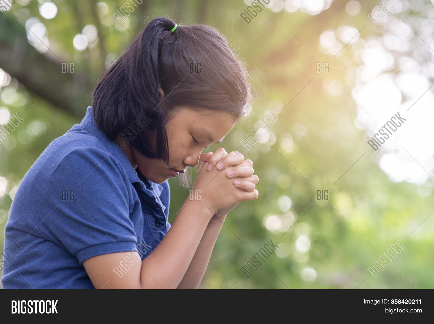 Pray Concept.asian Image & Photo (Free Trial) | Bigstock