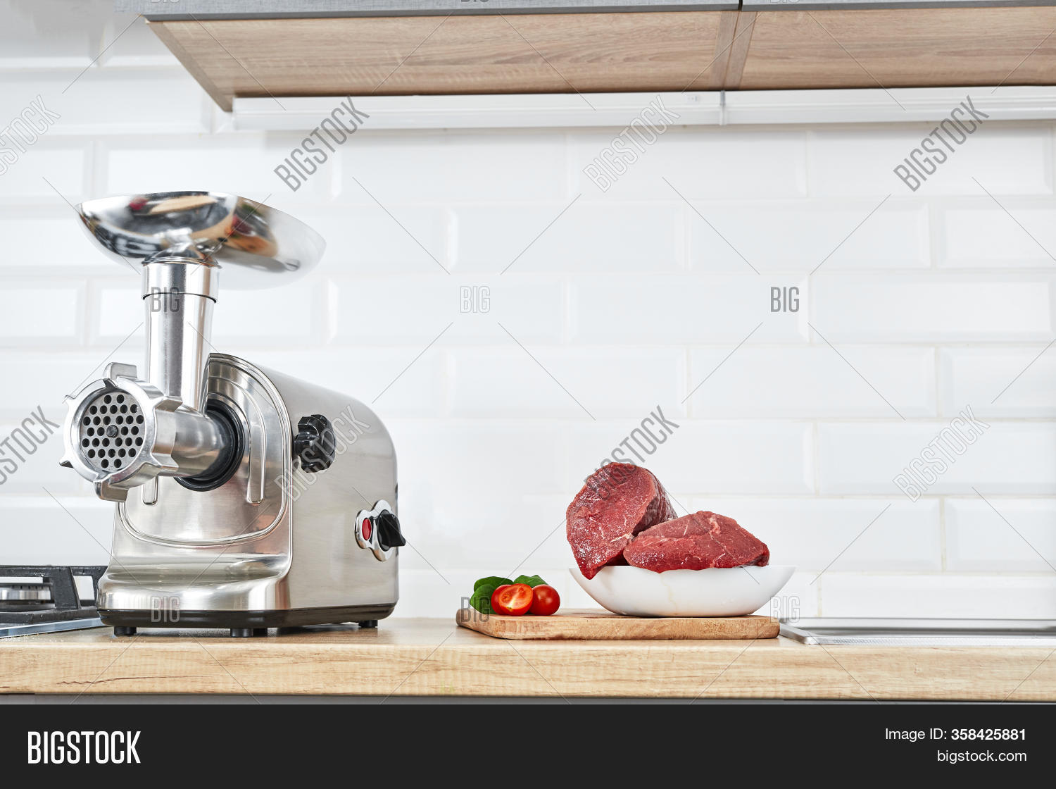 Meat Grinder Fresh Image & Photo (Free Trial) | Bigstock