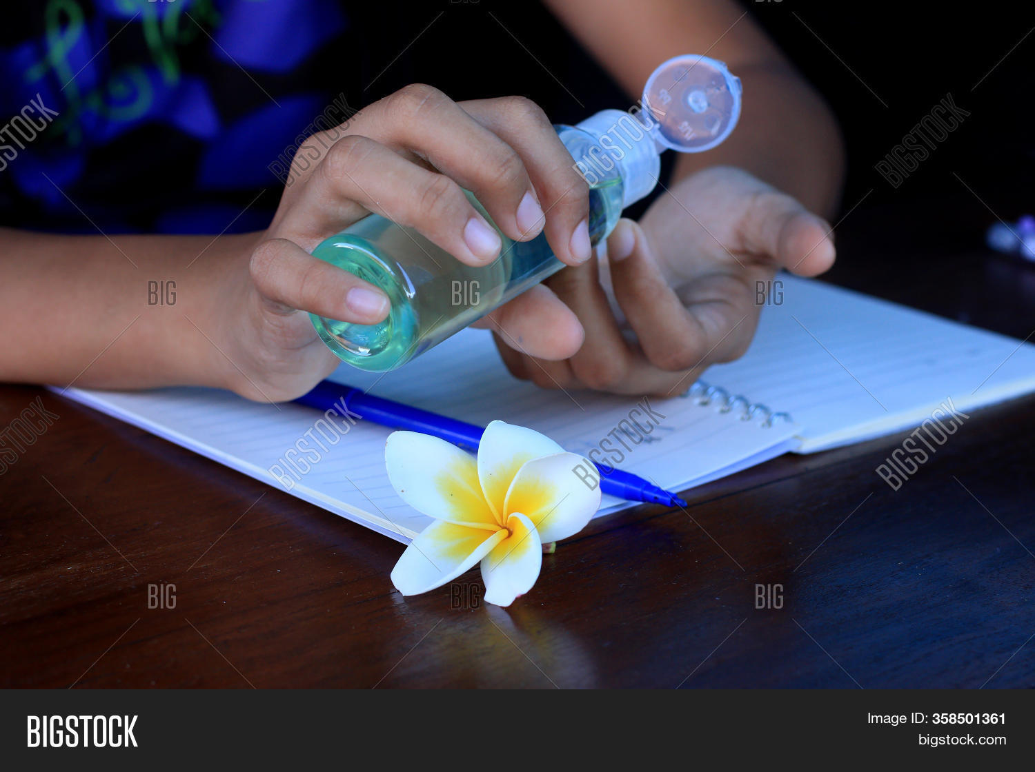 Hands Applying Alcohol Image & Photo (Free Trial) | Bigstock