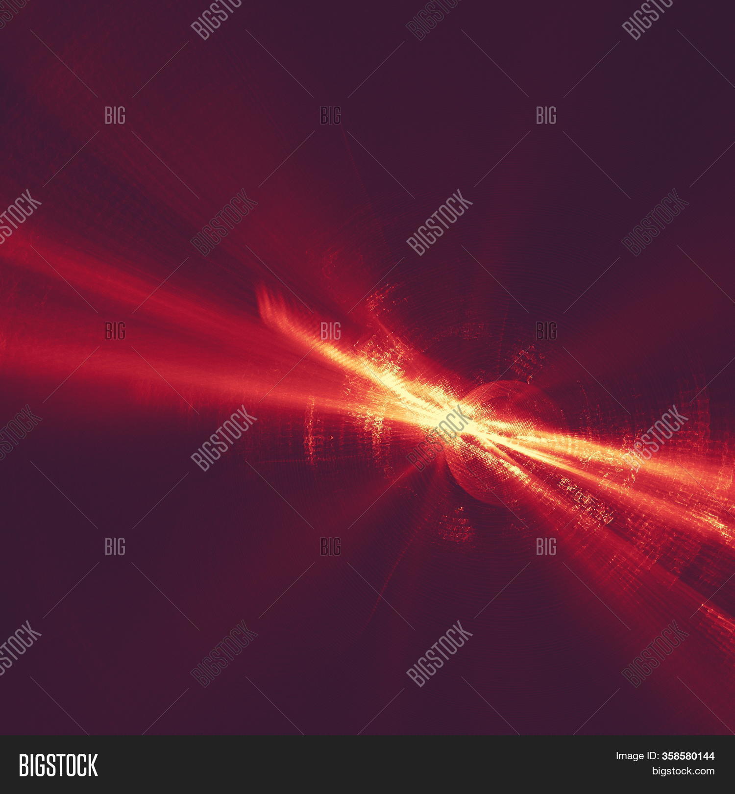 Glowing Red Curved Image & Photo (Free Trial) | Bigstock