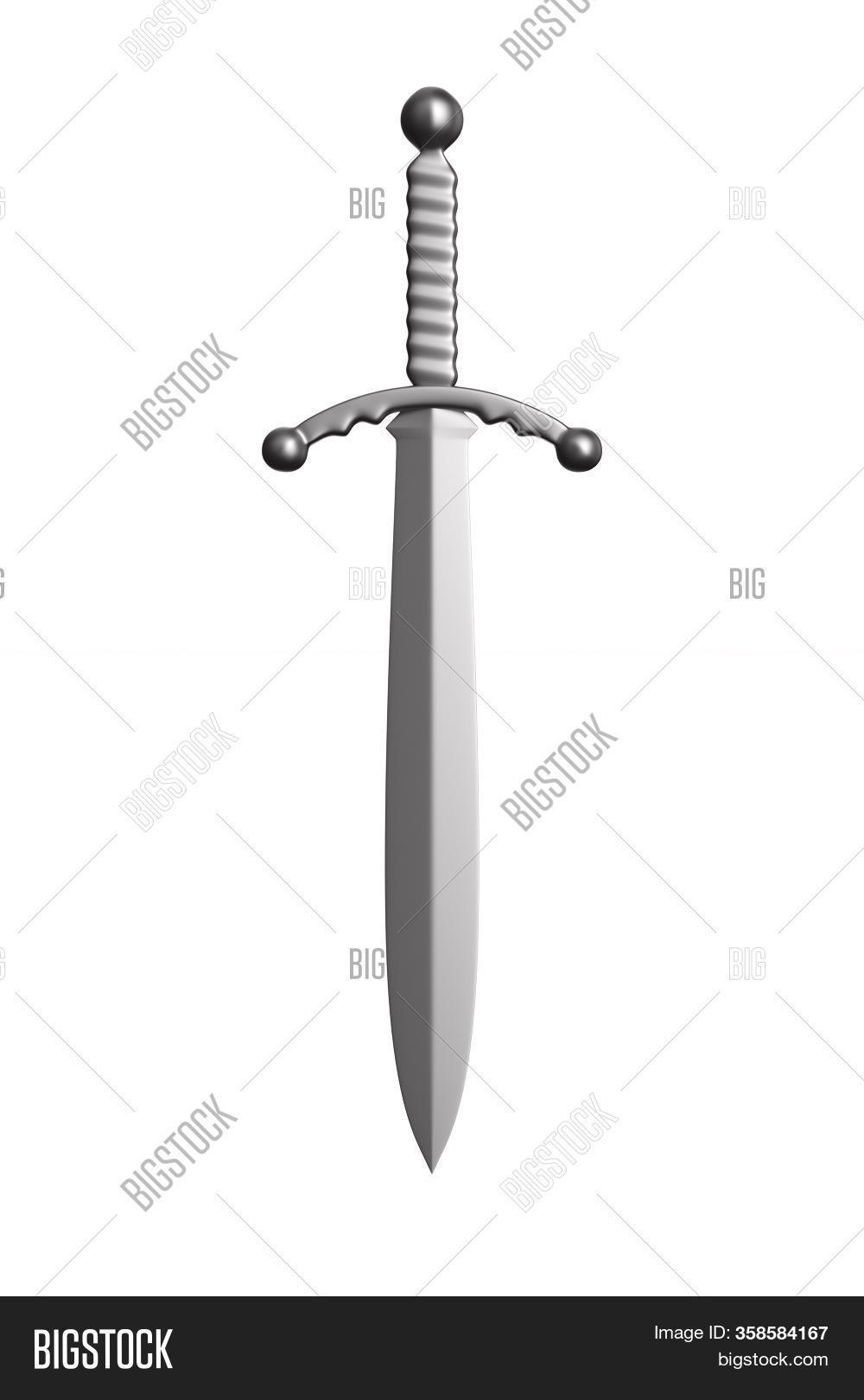 Sword On White Image & Photo (Free Trial) | Bigstock