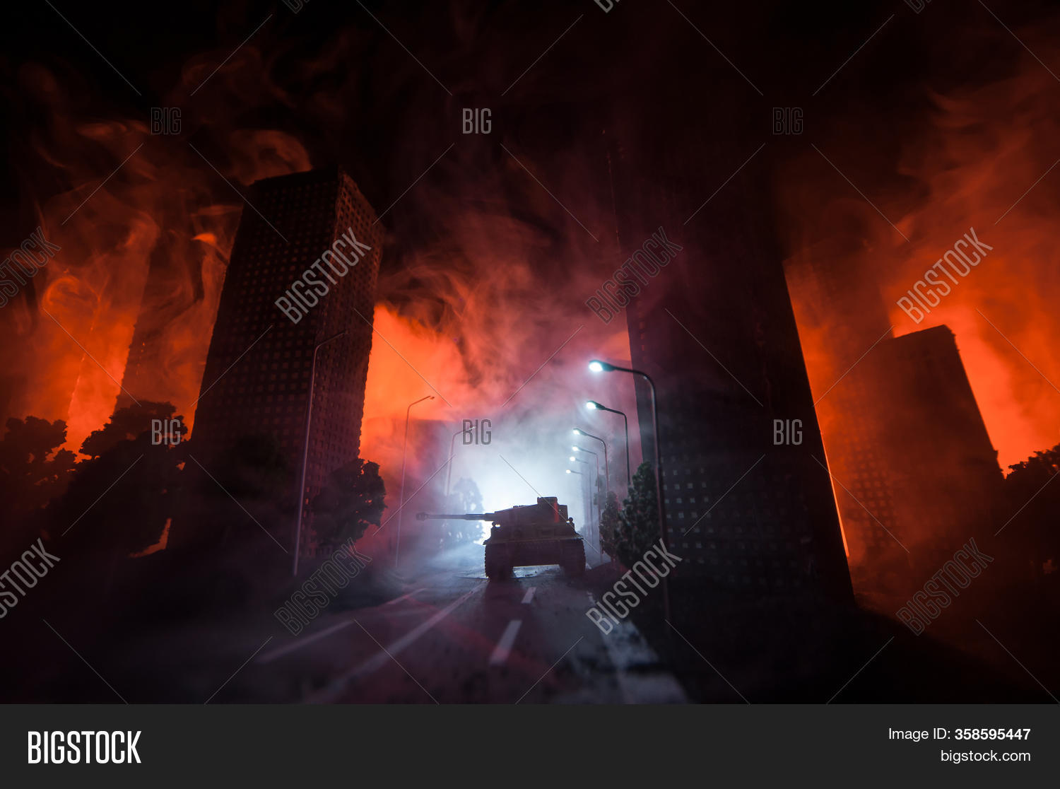 Apocalyptic City On Fire