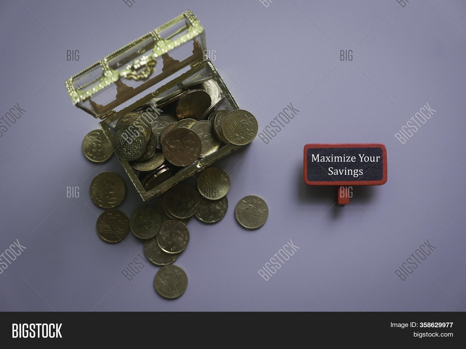Top View Open Treasury Image & Photo (Free Trial) | Bigstock