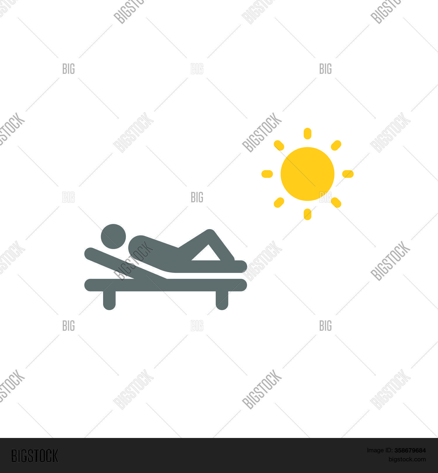 Black Sun Bath Vector & Photo (Free Trial) | Bigstock