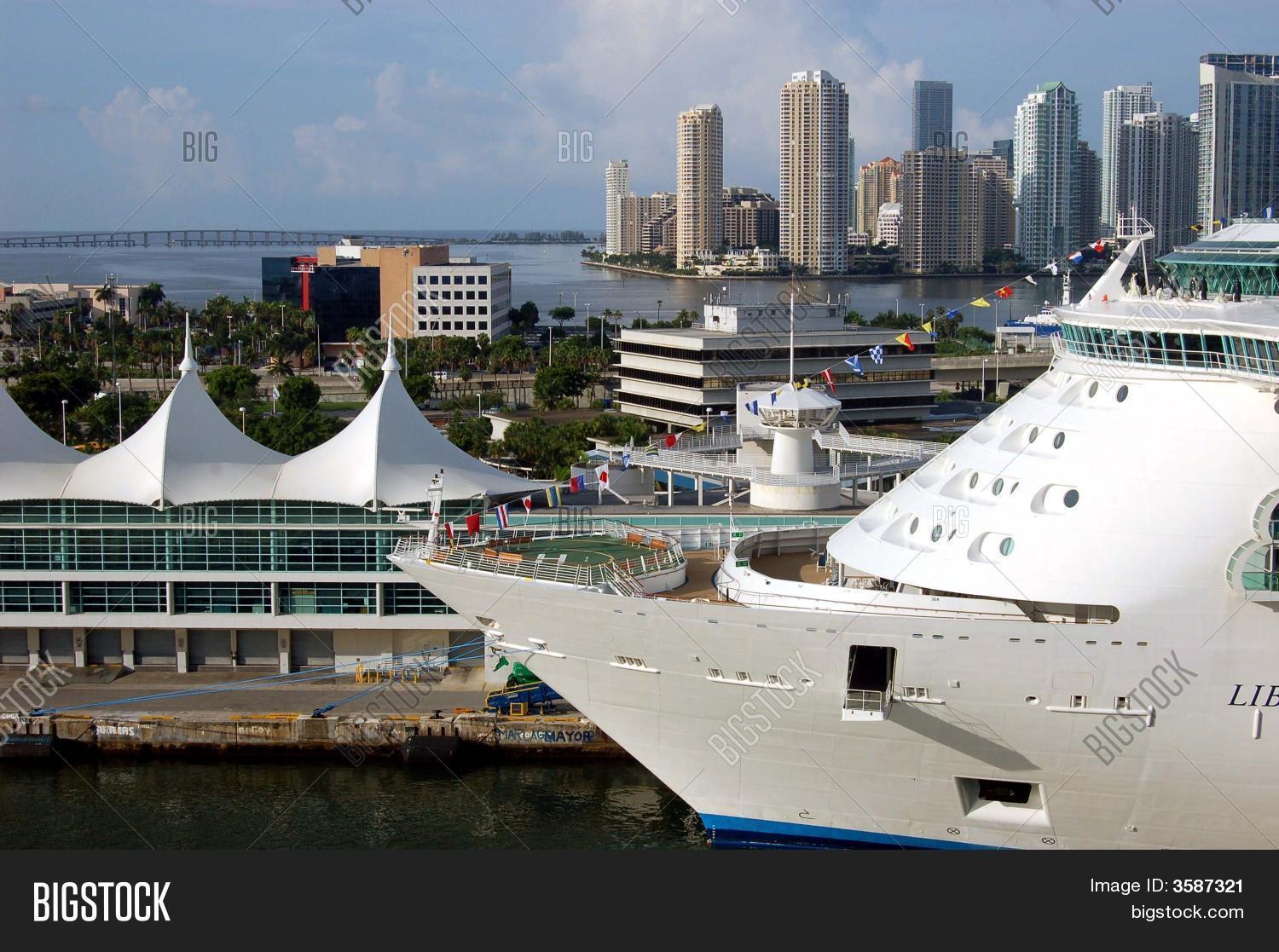 Cruise Ship Port Miami Image & Photo (Free Trial) | Bigstock