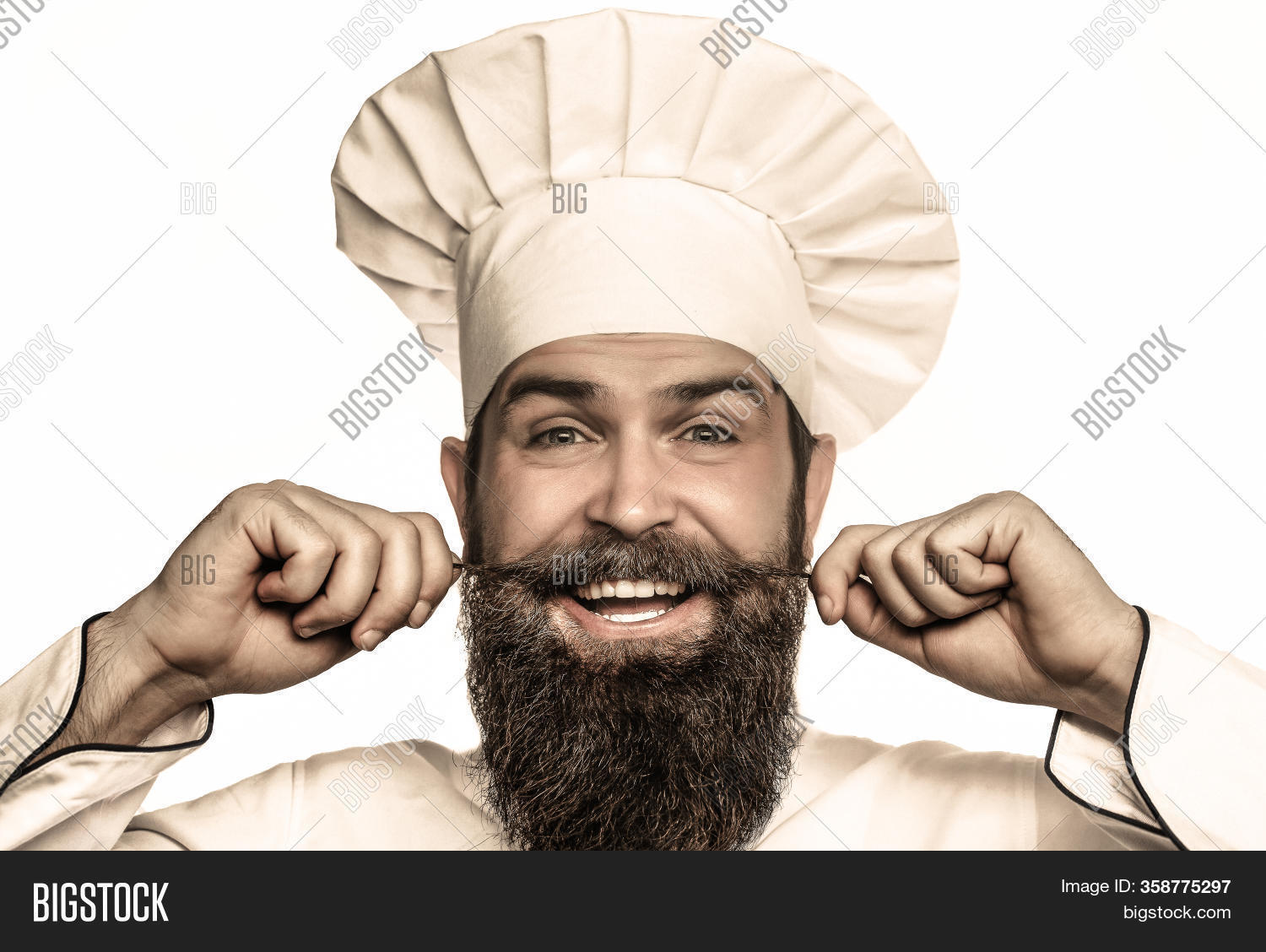 Funny Chef Beard Cook Image & Photo (Free Trial) | Bigstock