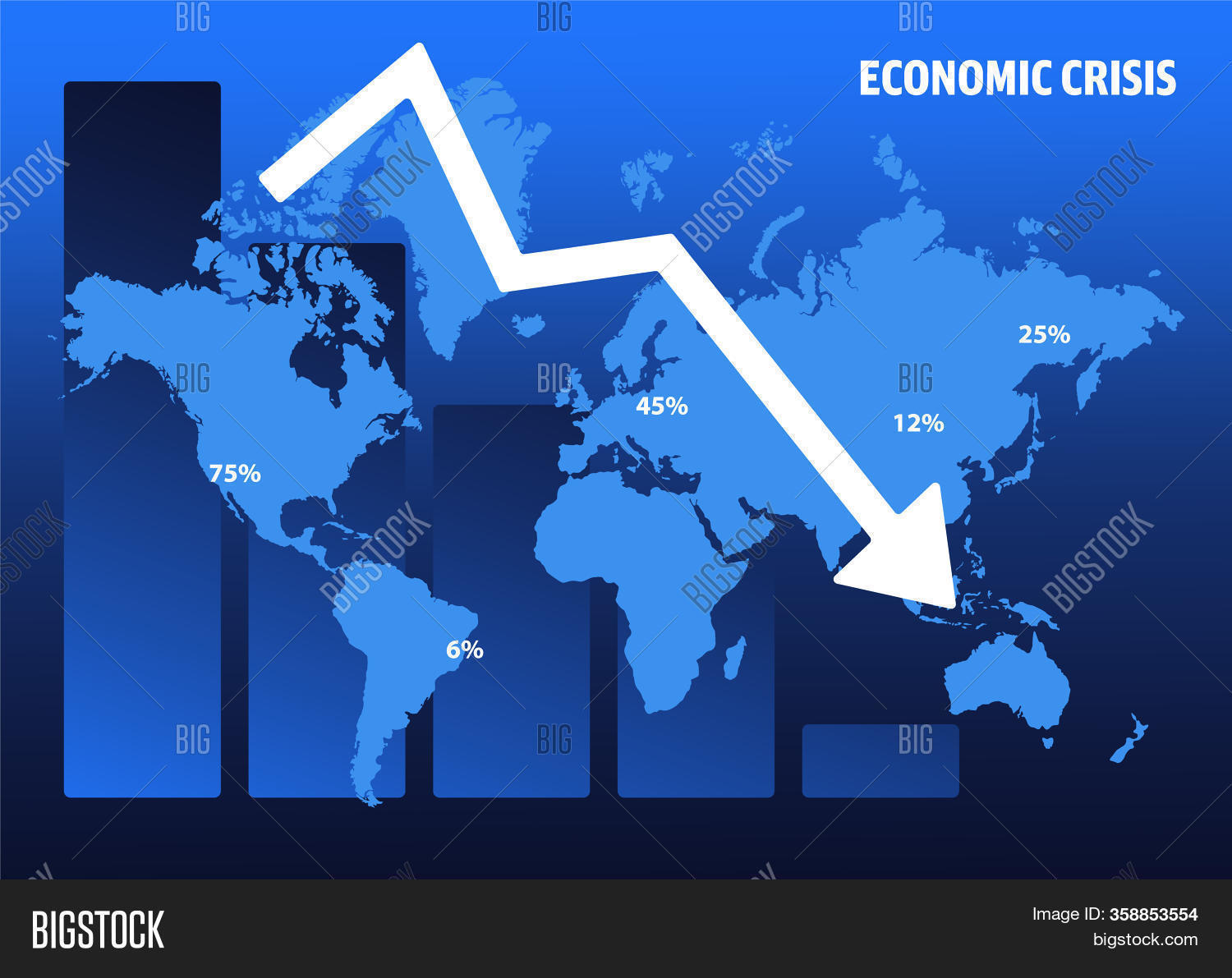 Economic Crisis. Graph Image & Photo (Free Trial) | Bigstock