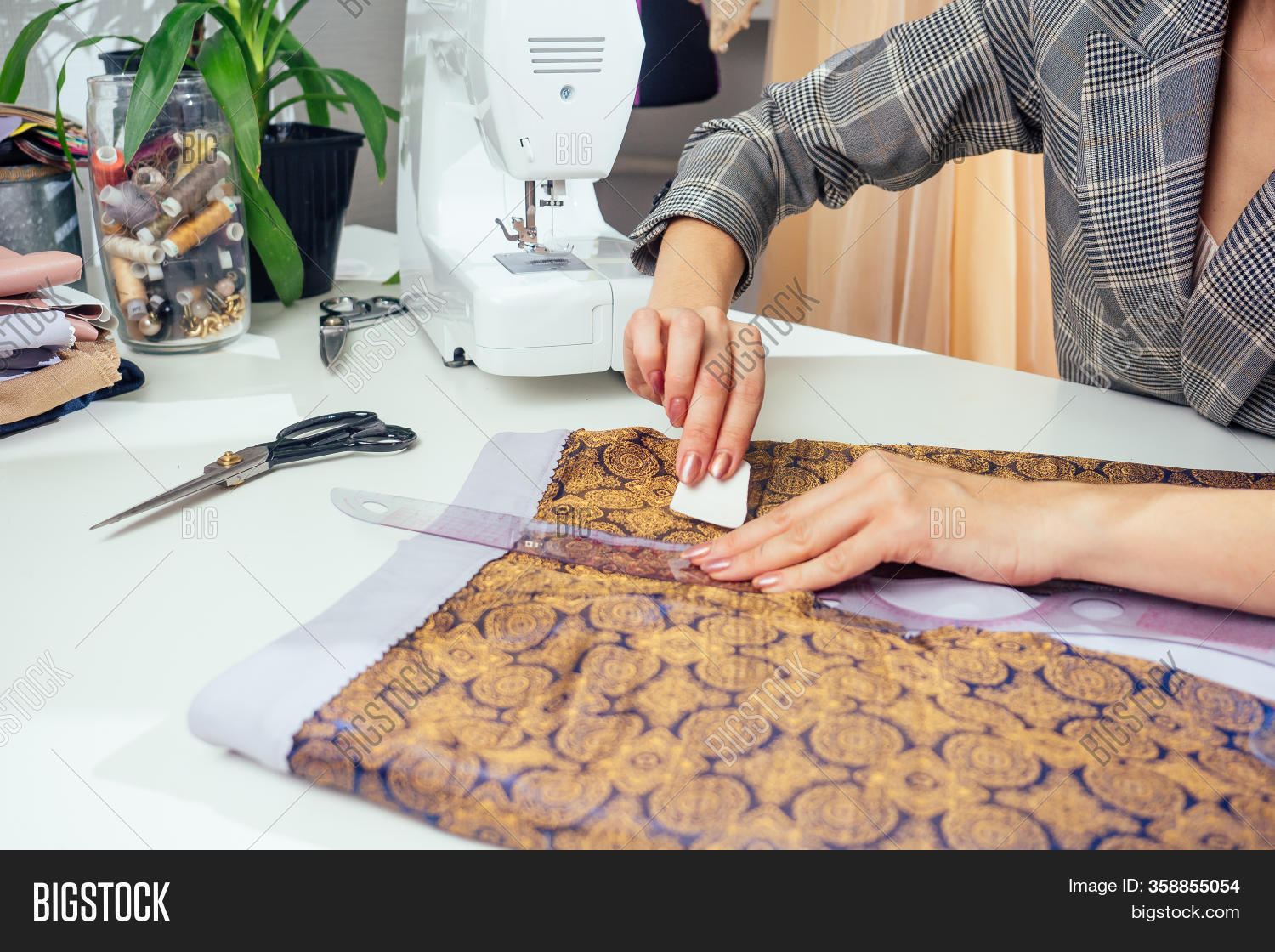 Portrait Seamstress Image & Photo (Free Trial) | Bigstock
