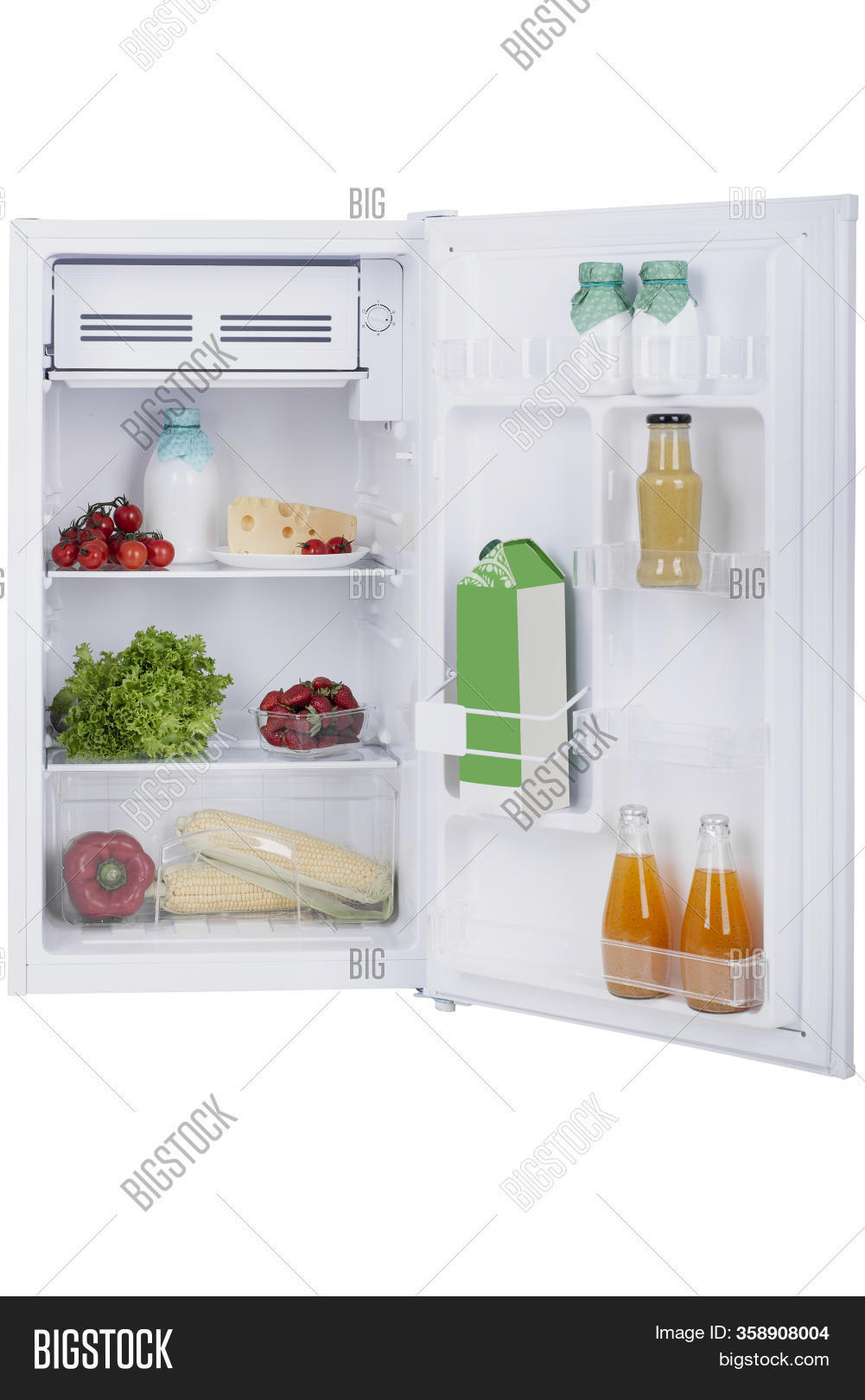 Open Fridge Full Fresh Image & Photo (Free Trial) | Bigstock