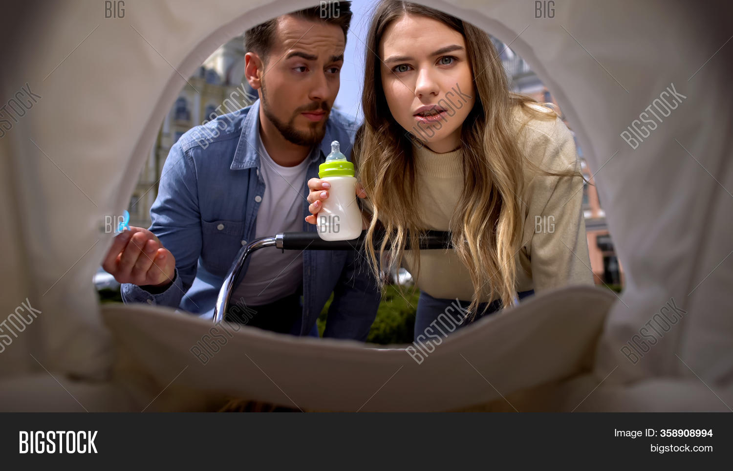 Confused Young Parents Image & Photo (Free Trial) | Bigstock