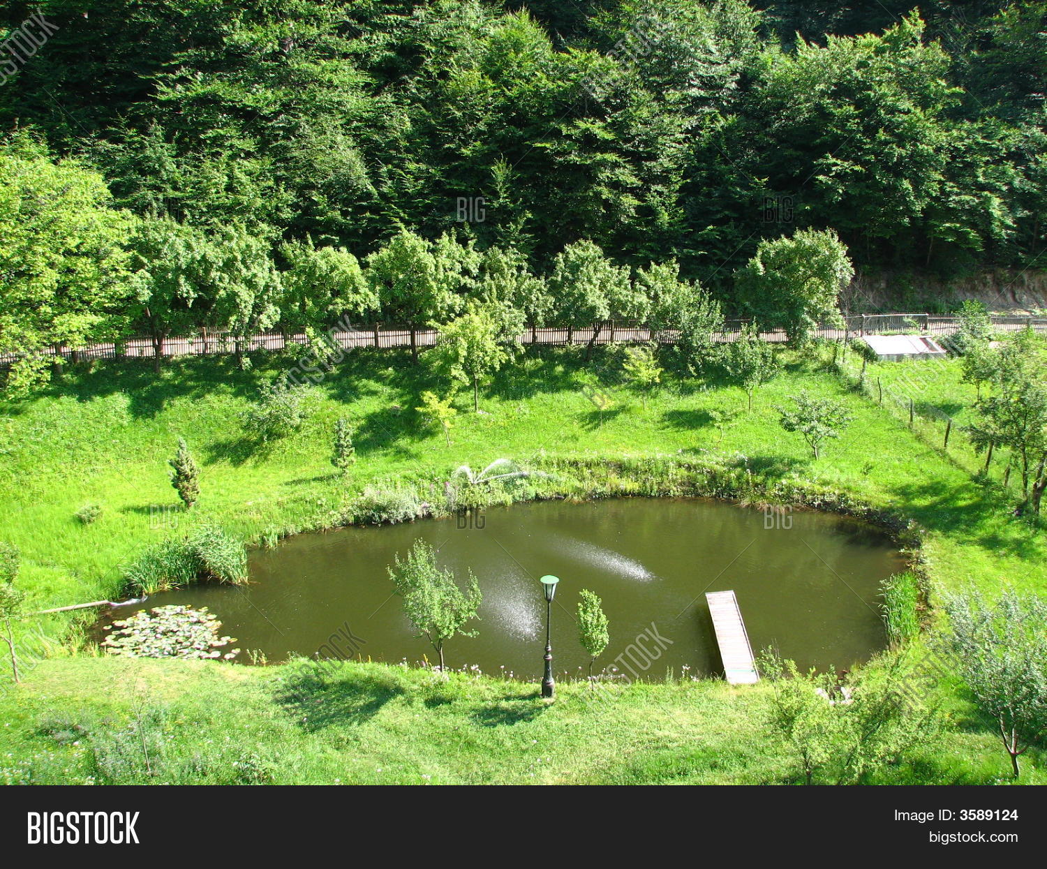 Small Artificial Lake Image & Photo (Free Trial) | Bigstock
