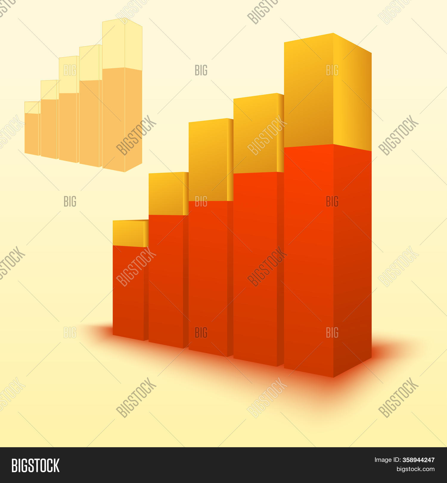 3d Bar Chart, Bar Image & Photo (Free Trial) | Bigstock