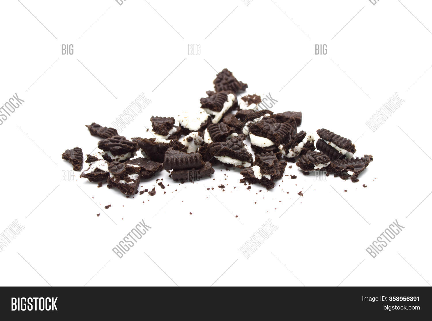 Oreo Biscuits Crumbs Image & Photo (Free Trial) | Bigstock