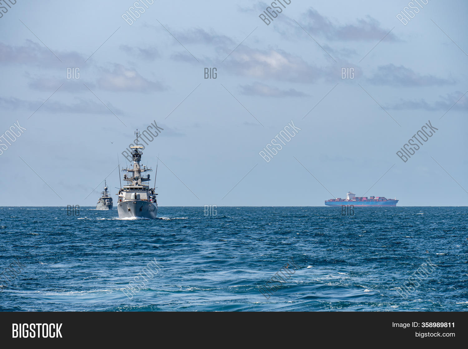 Two Corvette Warships Image & Photo (Free Trial) | Bigstock