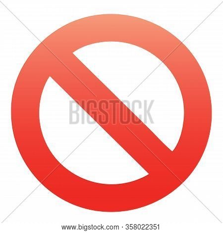 Red No Symbol. Image & Photo (Free Trial) | Bigstock